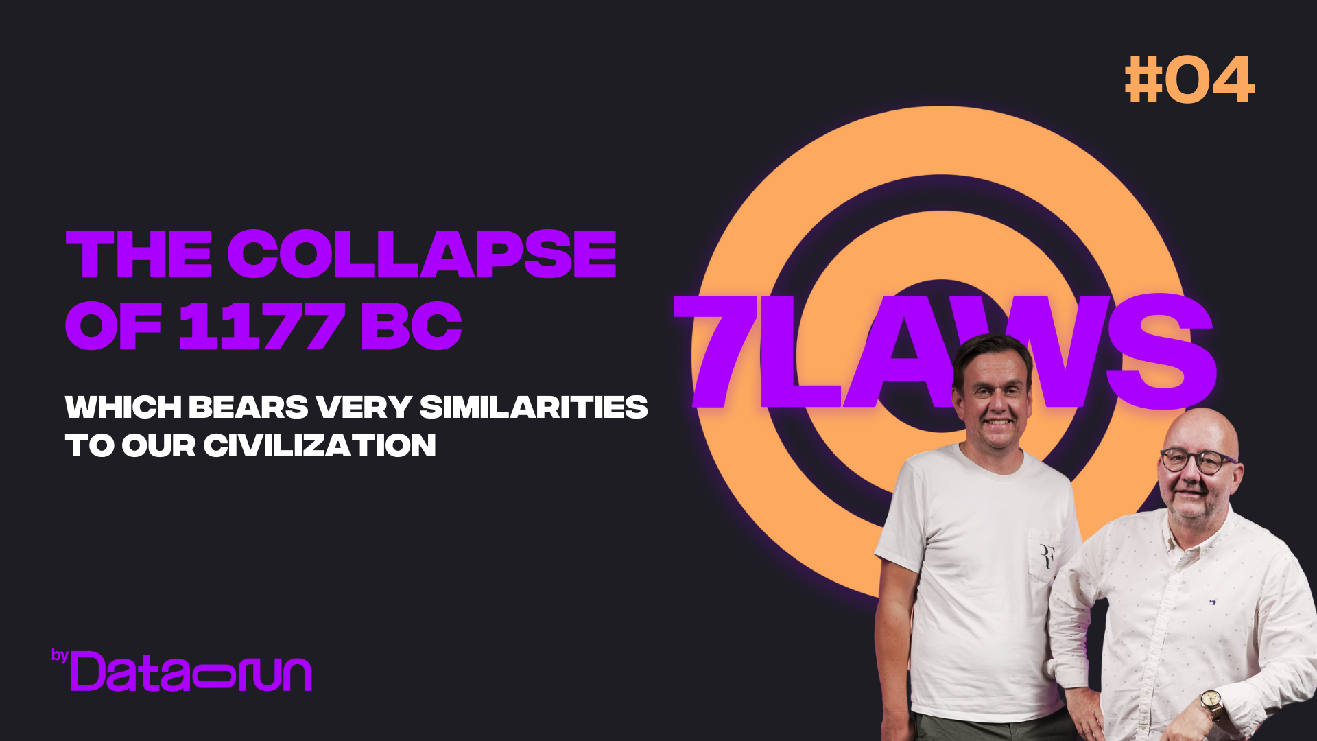 The collapse of 1177 BC, which bears very similarities to our civilization